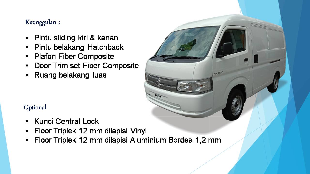 Keunggulan Suzuki New Carry Blindvan | Suzuki Mobil Sunter Keunggulan Suzuki New Carry Blindvan | Suzuki Mobil Sunter